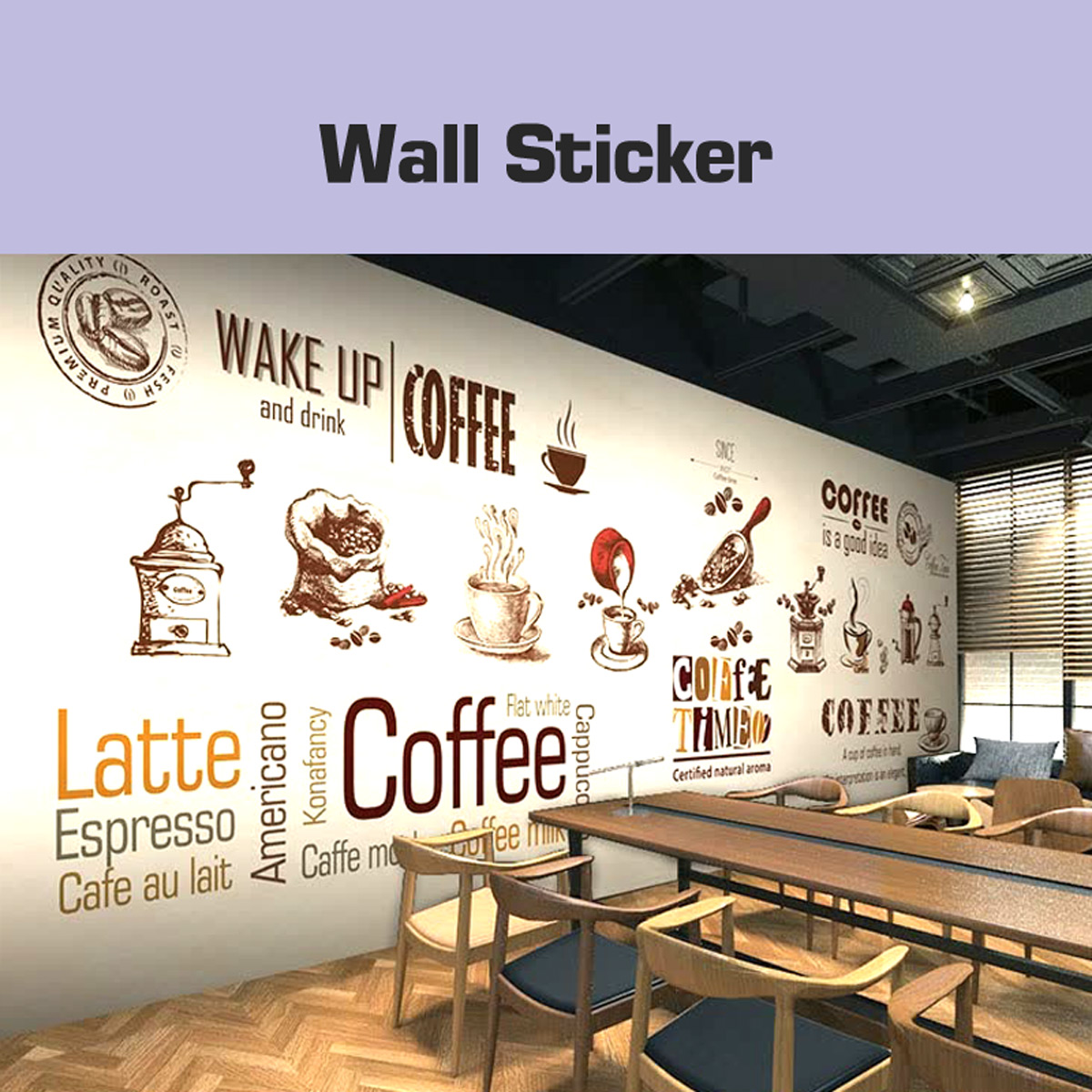 Printed Wall Stickers - Business Wall Decal | Lotus Sign & Print